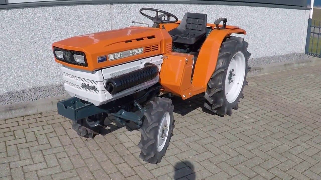 Technical Specifications and Data for Kubota B1600